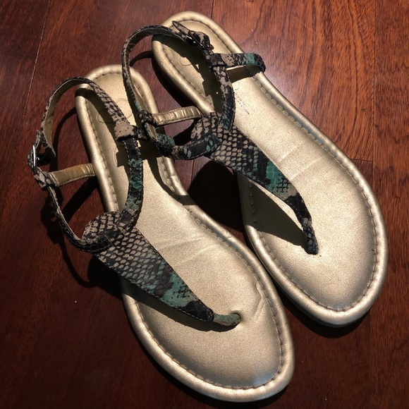 Jessica Simpson | Shoes | Jessica Simpson Snakeskin Sandals Size6 ...
